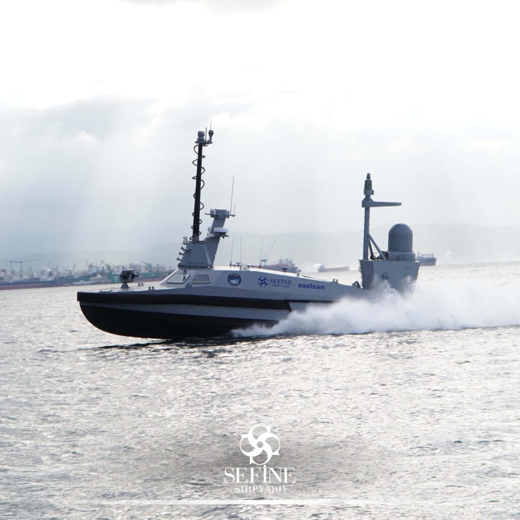 Ανάλυση οπλισμού του τουρκικού μη επανδρωμένου ρομποτικού σκάφους USV ...